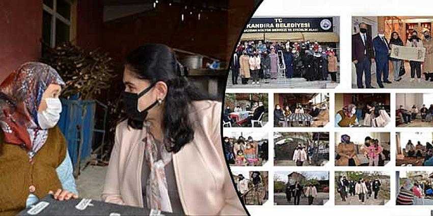 Vali Yavuz'un eşi Selda Yavuz Kandıra'da gönüllere dokundu